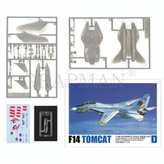 1/144 Assembly Fighter Model USA F14 Tomcat F15 Eagle F-4E Phantom ...