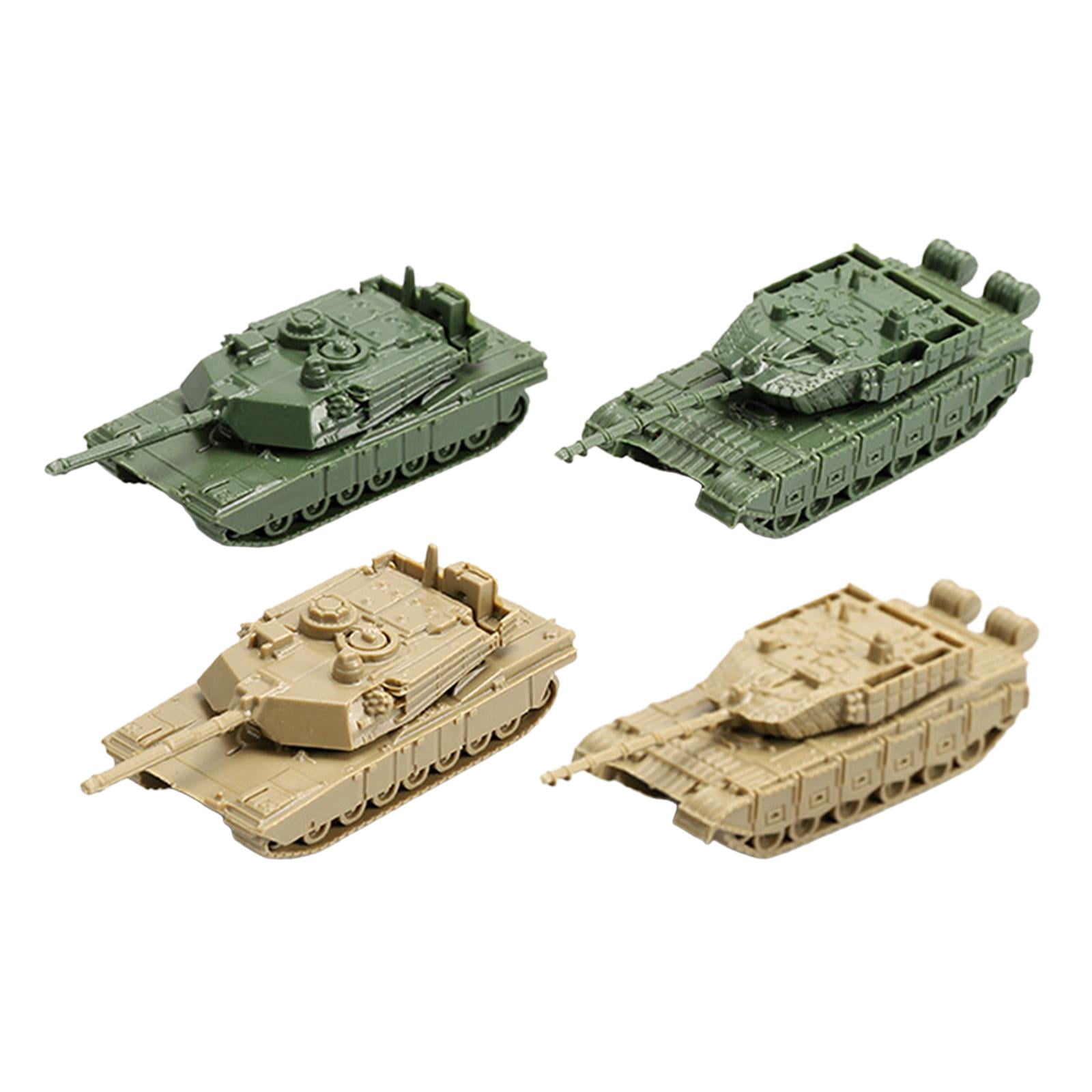 1:144 Scale Tanks Decoration Collectibles Toys DIY Assemble Building ...
