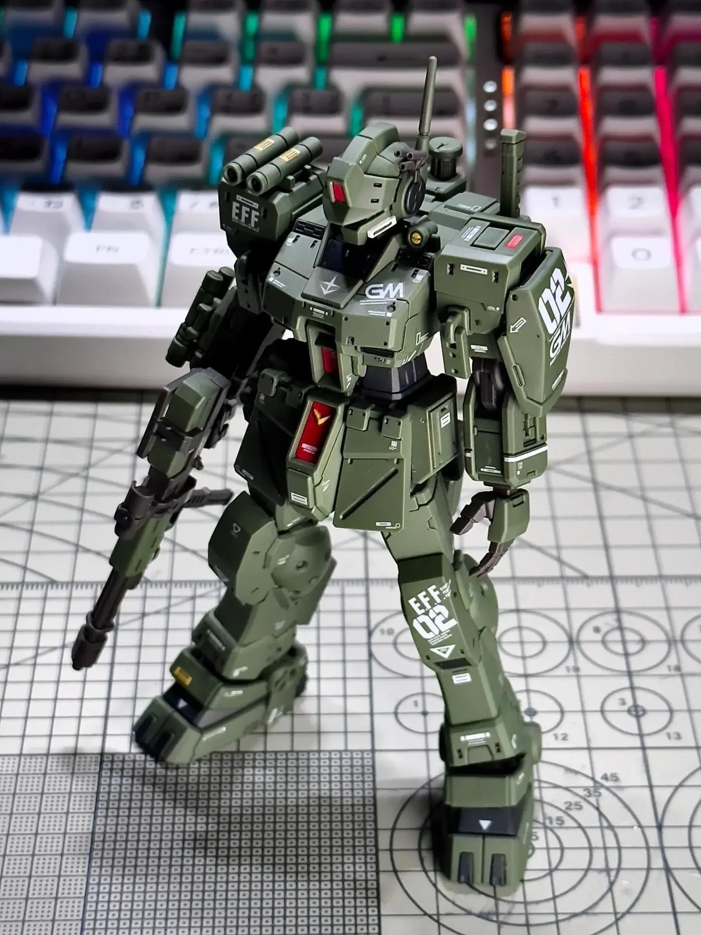 1/144 XFS HG RGM-79S GM Spartan Assembly Model Kit Collection Decorate ...