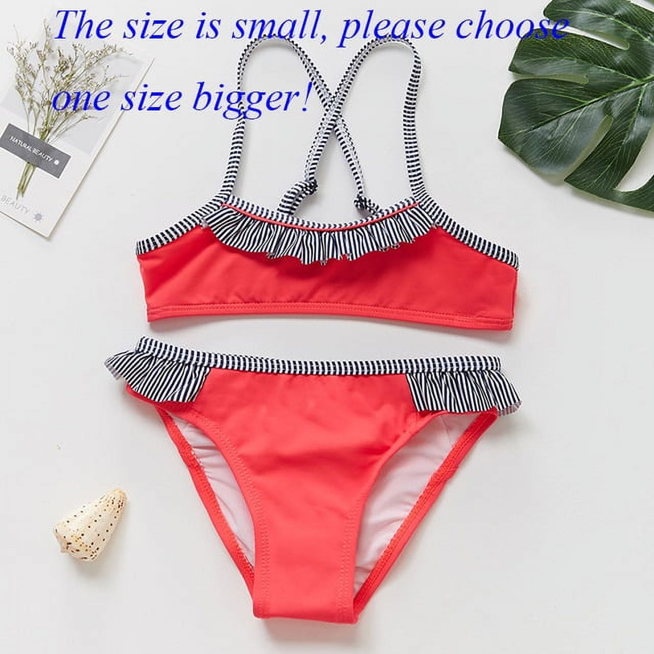 1~14Y Girls Swimsuit Girls swimwear Two pieces Kids Bikini set Biquini ...