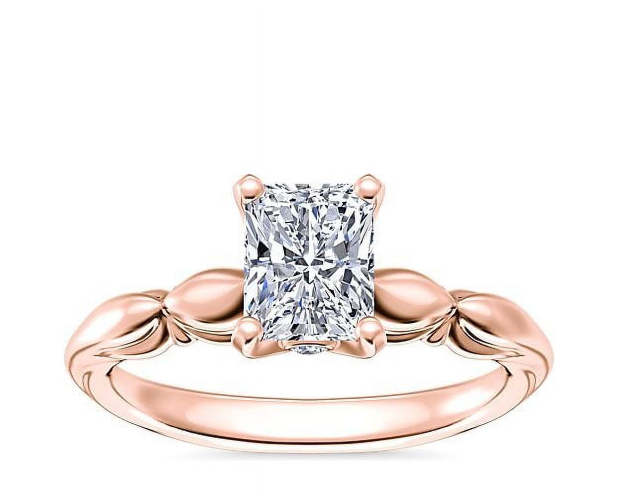 1.15 Ct Brilliant Radiant Cut Solitaire Genuine Diamond Beautiful ...