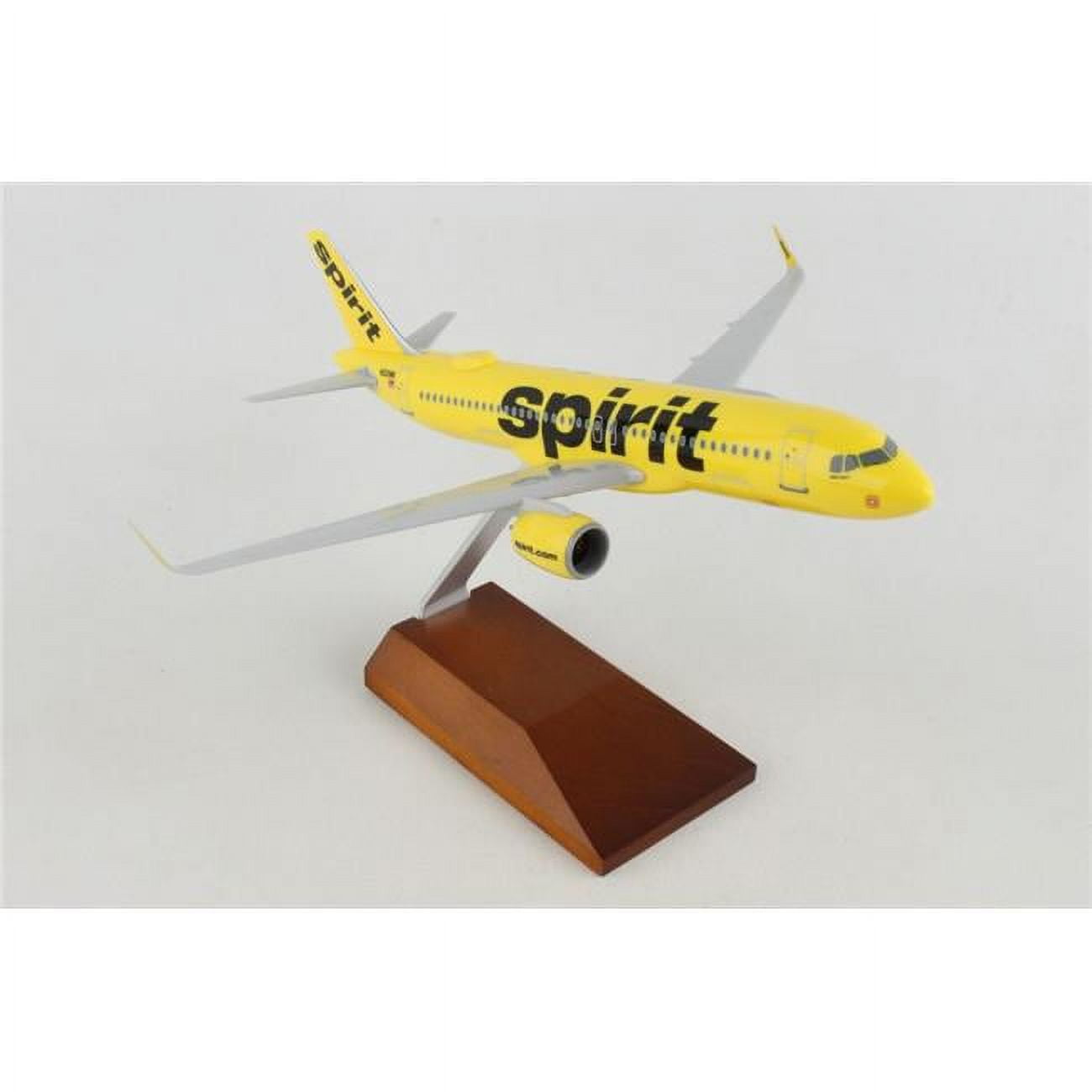 1-150 Scale Spirit A320Neo with Wood Stand Model Aircraft Toy - Walmart.com