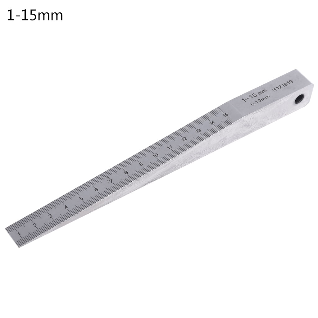 1-15mm 0.5-10mm 0.4-6mm Wedge Feeler Gauge Crack Flatness Layout Insert ...