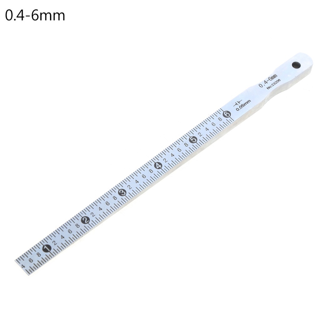 1-15mm 0.5-10mm 0.4-6mm Wedge Feeler Gauge Crack Flatness Layout Insert ...