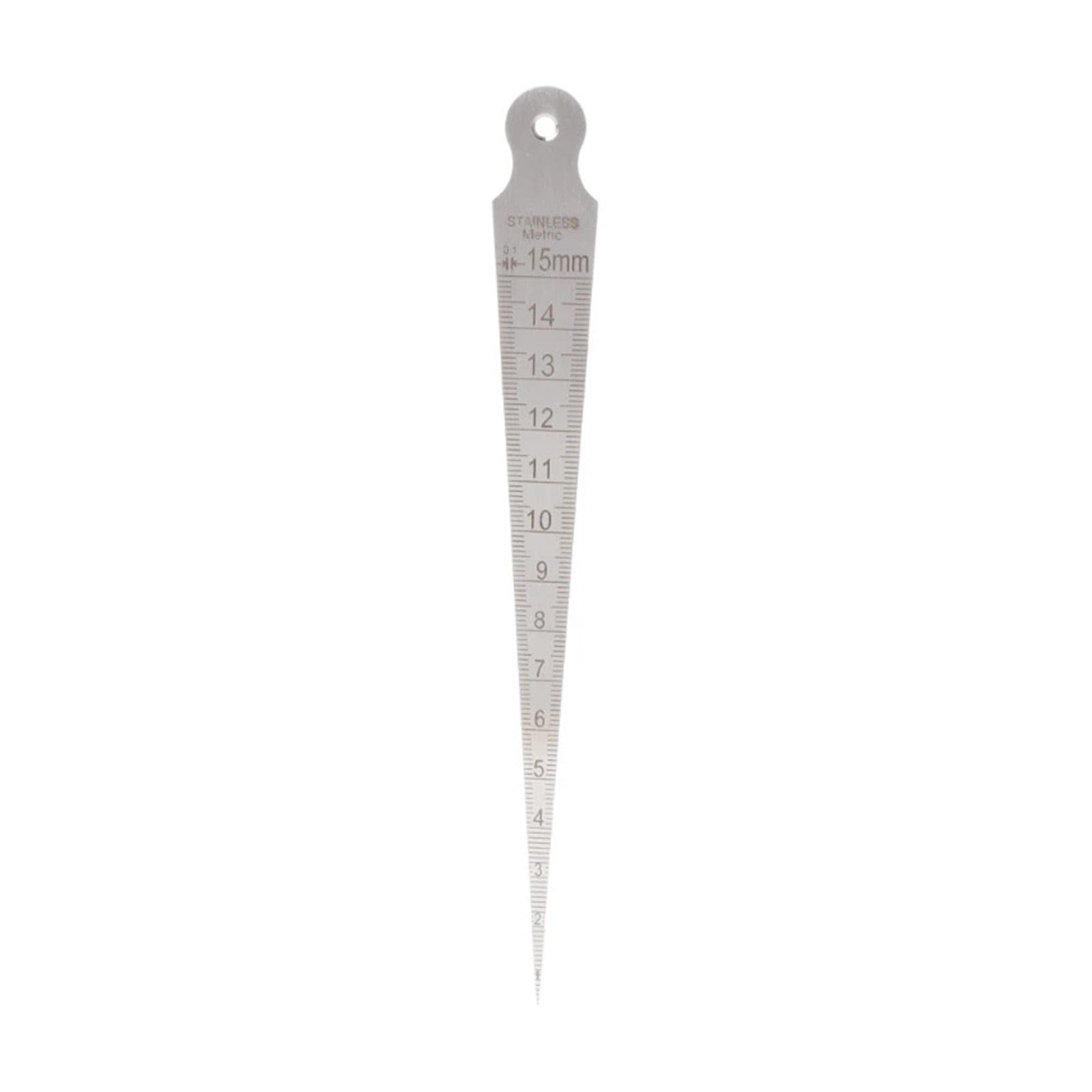 1-15mm Stainless Steel Taper Gauge Feeler for Gap Hole Measuring Tool ...