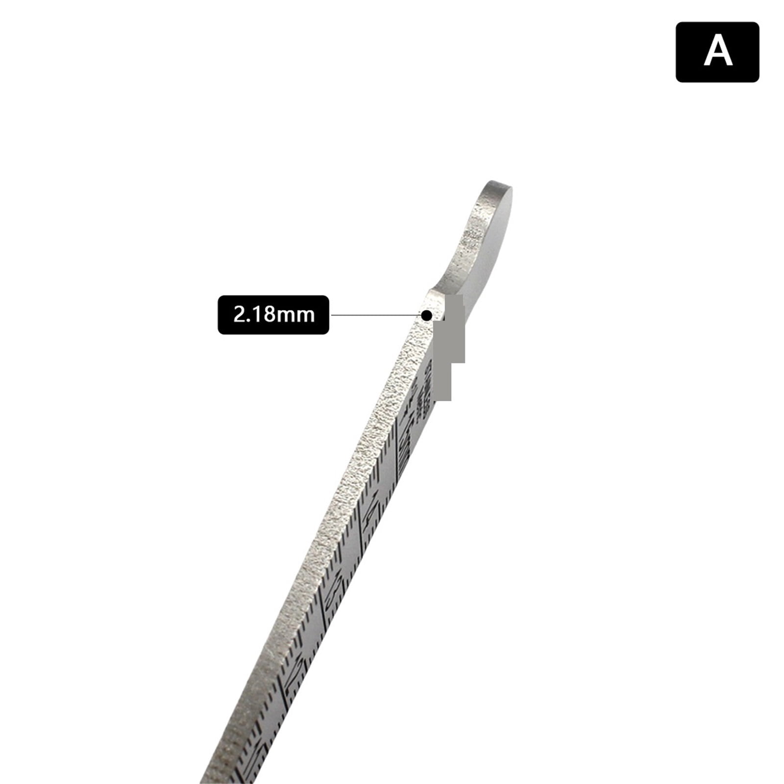 1-15mm Wedge Feeler Gap Hole Taper Gauge Welding Inspection Taper Gauge ...