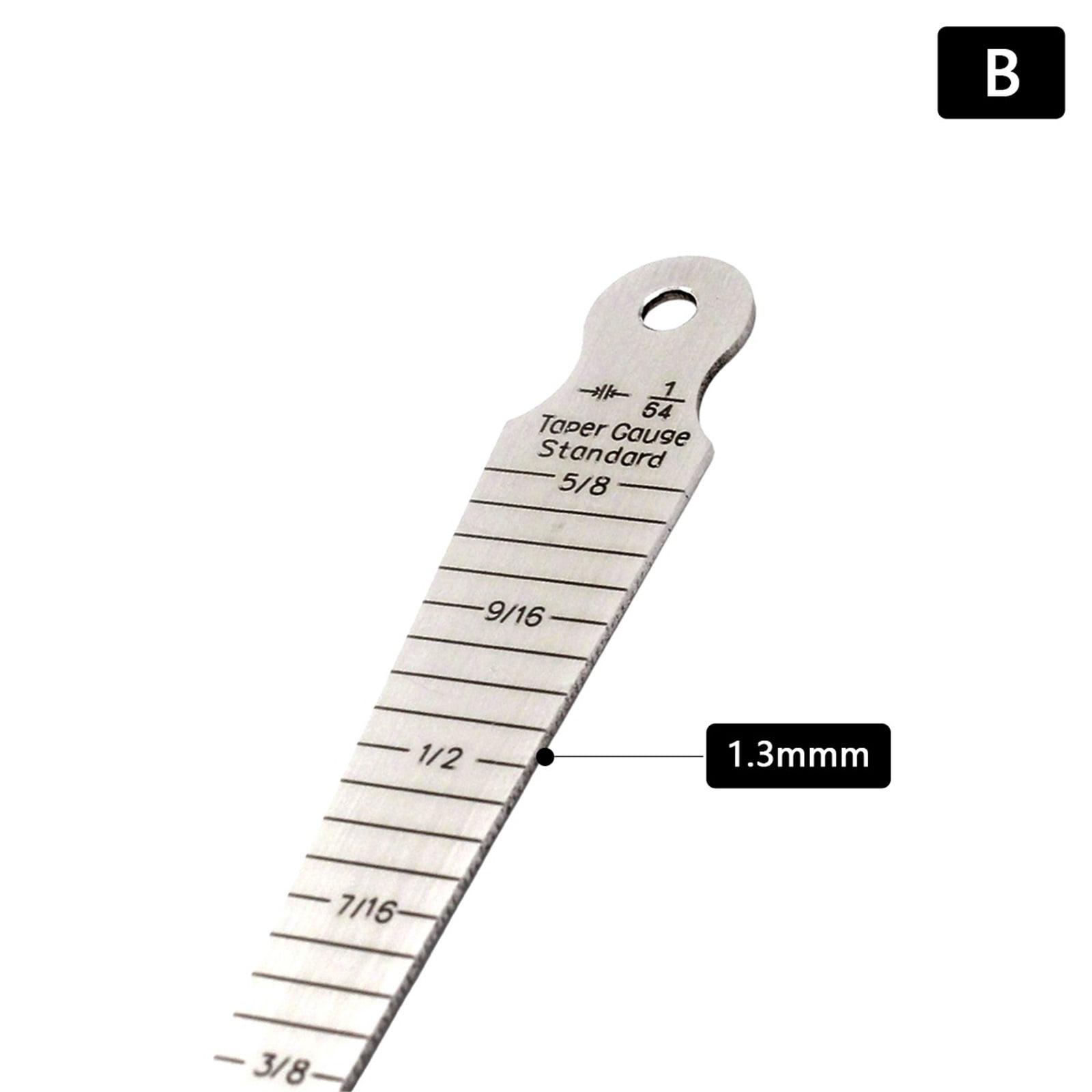 1-15mm Wedge Feeler Gap Hole Taper Gauge Welding Inspection Taper Gauge ...