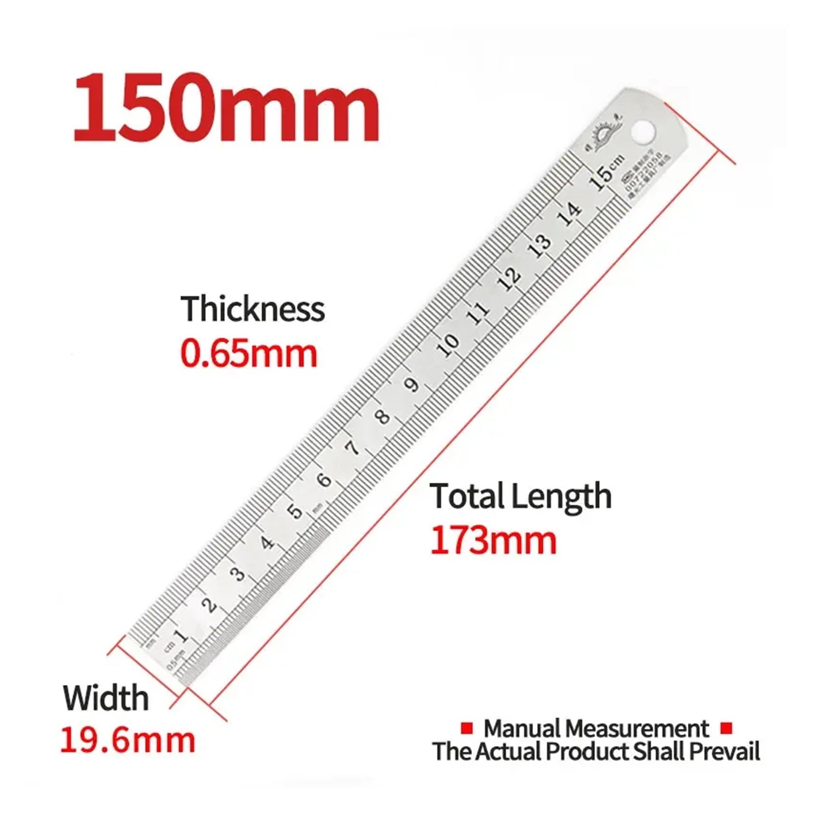 1-15mm Wedge Feeler Gauges For Measurement Clearance Ruler Gap Ruler ...