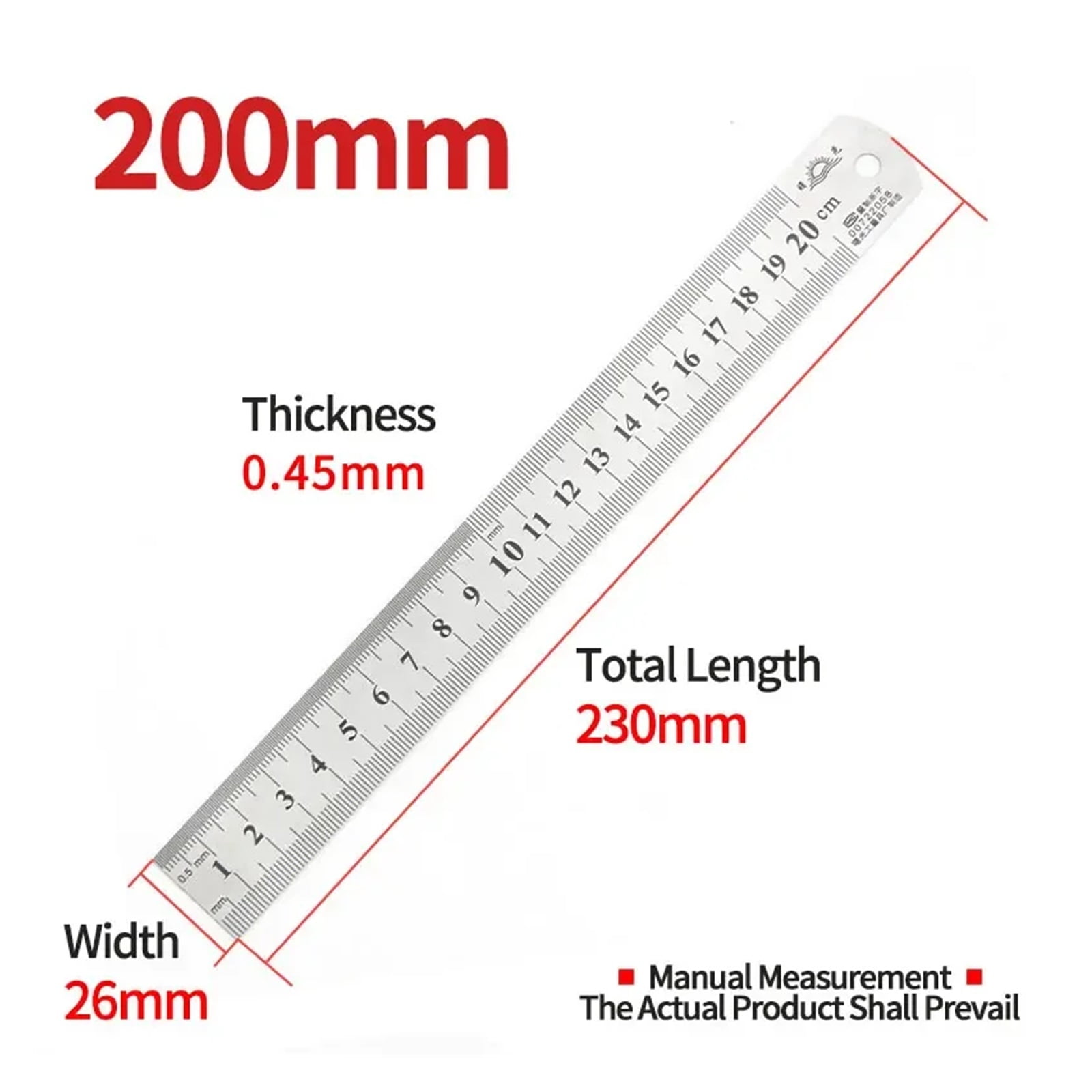 1-15mm Wedge Feeler Gauges For Measurement Clearance Ruler Gap Ruler ...
