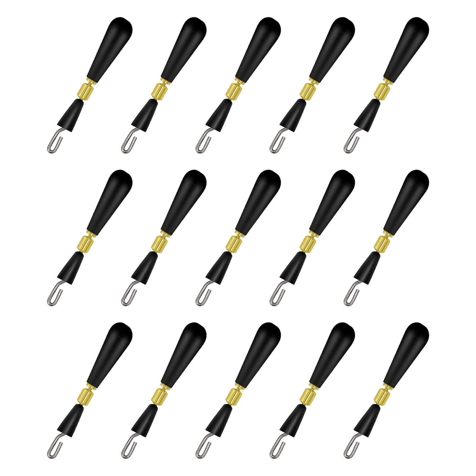 1. 15pcs Rotating Block Drift Float Base Fishing Bobber Tackle Outdoor ...
