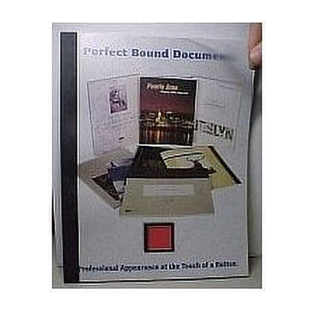 1/16" (1.5mm) Thermobind Black Thermal Binding Covers, (100 covers ...