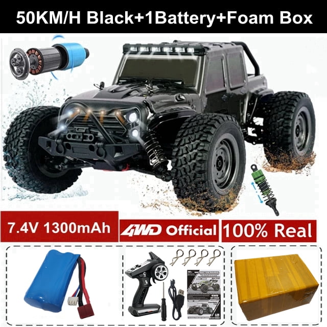 4WD Remote Control RC Car 50 or Super Brushless 80KM/H Fast High Speed ...