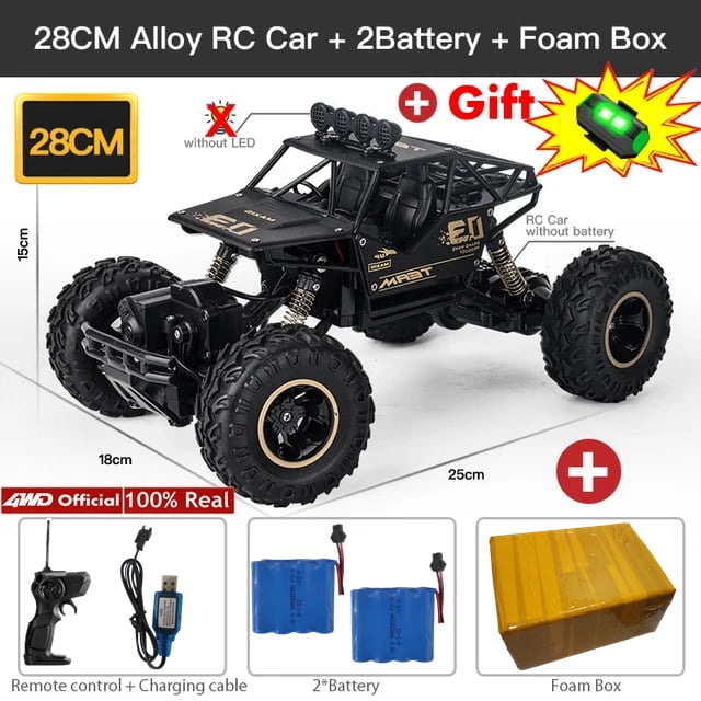 1:16 Alloy 4WD RC Car Remote Control Cars Buggy Off Road 4x4 Climber ...