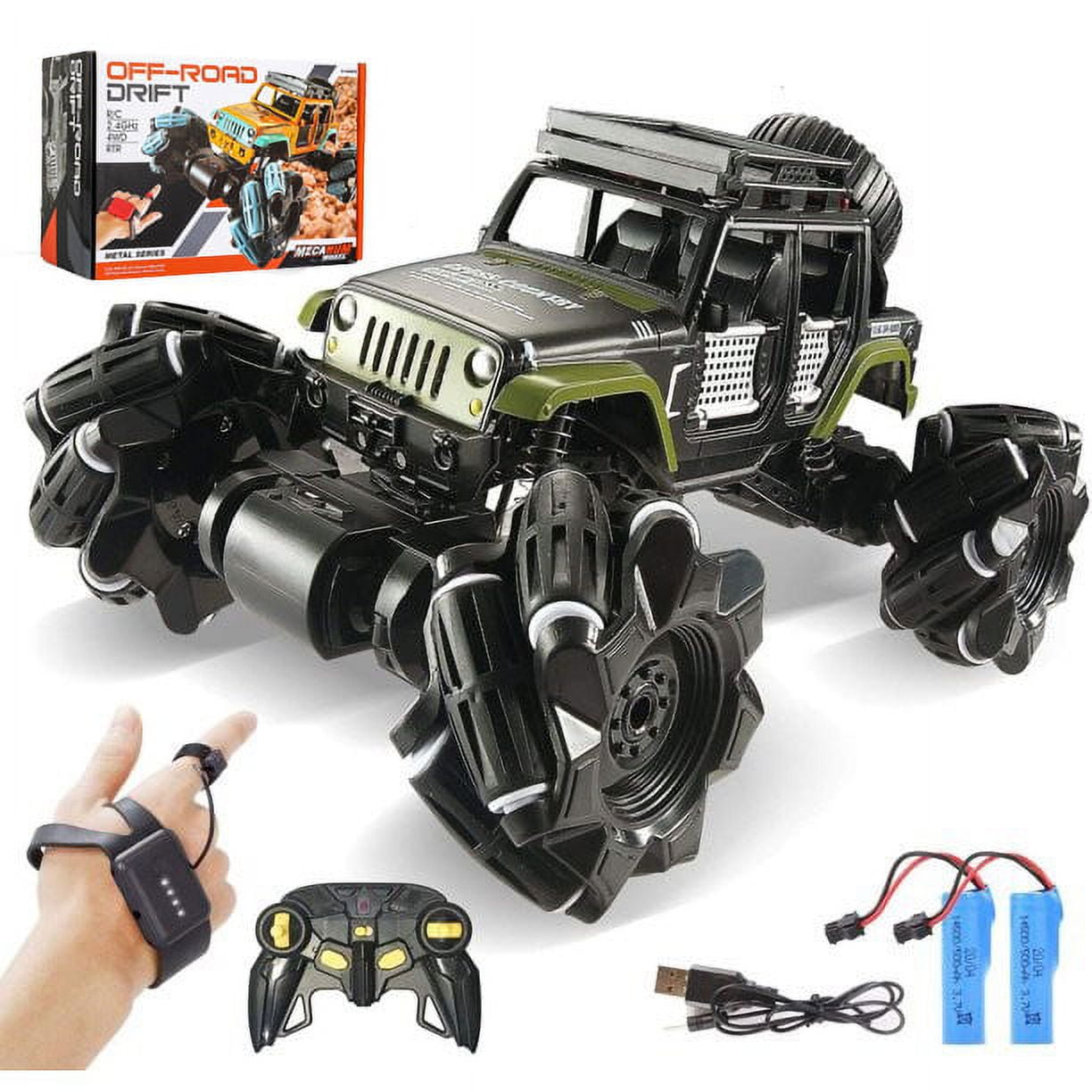 1:16 Alloy Gesture Sensing RC Car, 4WD 2.4Ghz, 360° Rotating Stunt ...