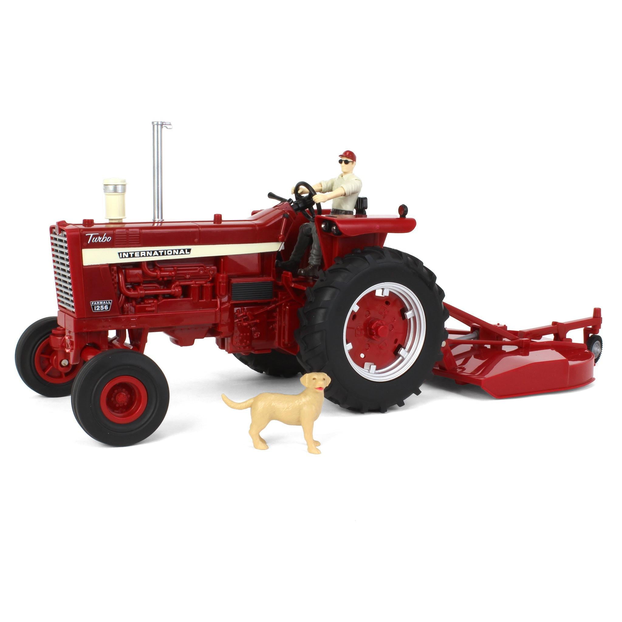 1/16 ERTL Big Farm Farmall 1256 Tractor with Mower & Figures 44380 ...