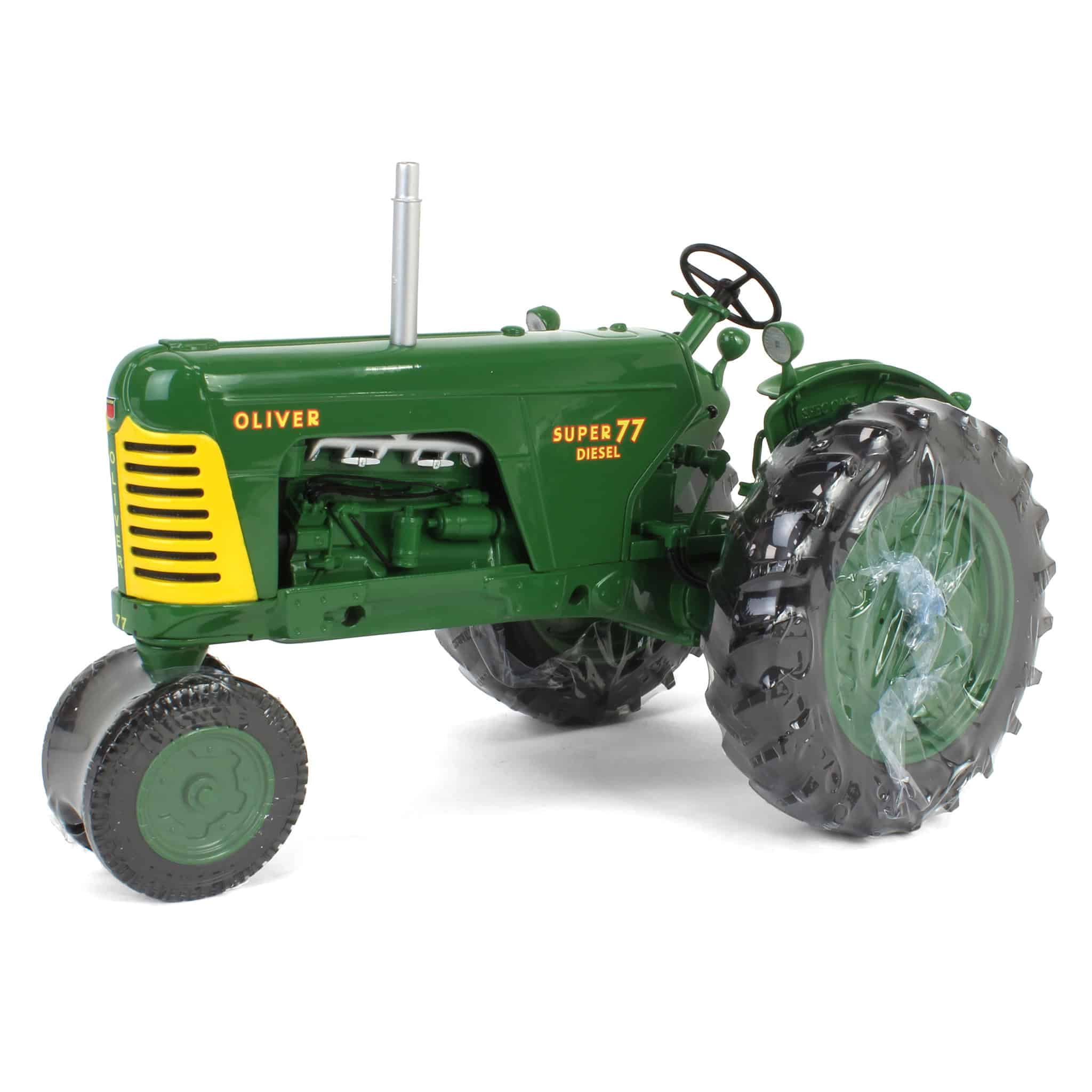 1/16 High Detail Oliver Super 77 Diesel Tractor w/Green Wheels Spec ...
