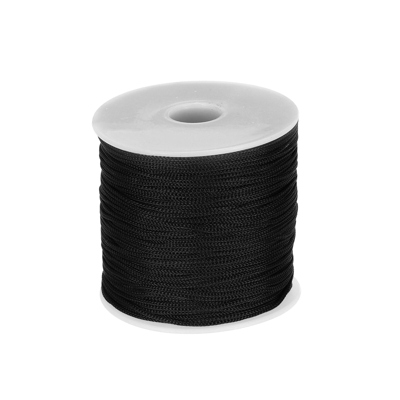 1/16 Inch Polypropylene Rope Braided Ropes, 328ft Nylon Rope Black ...