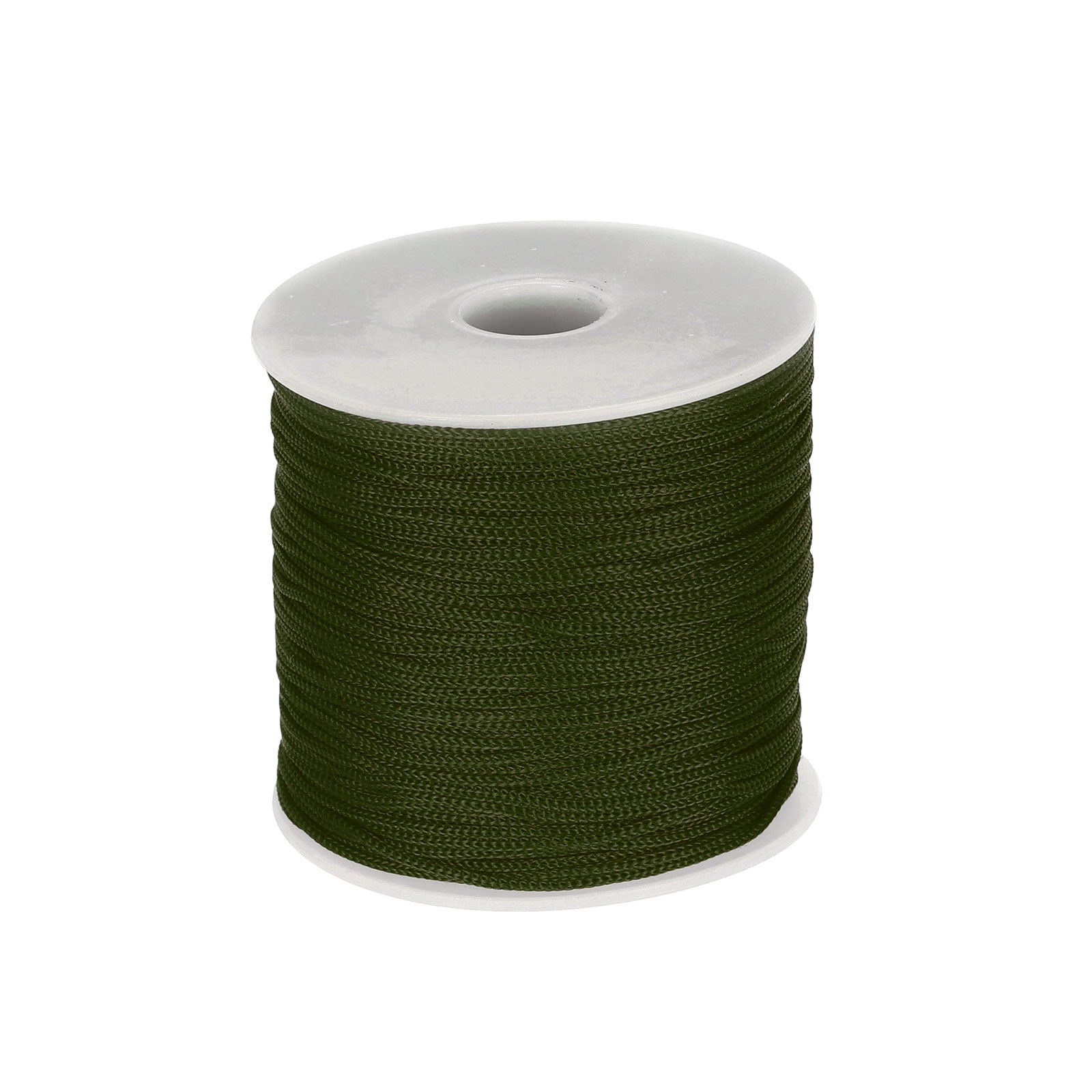 1/16 Inch Polypropylene Rope Braided Ropes, 328ft Nylon Rope Deep Green ...