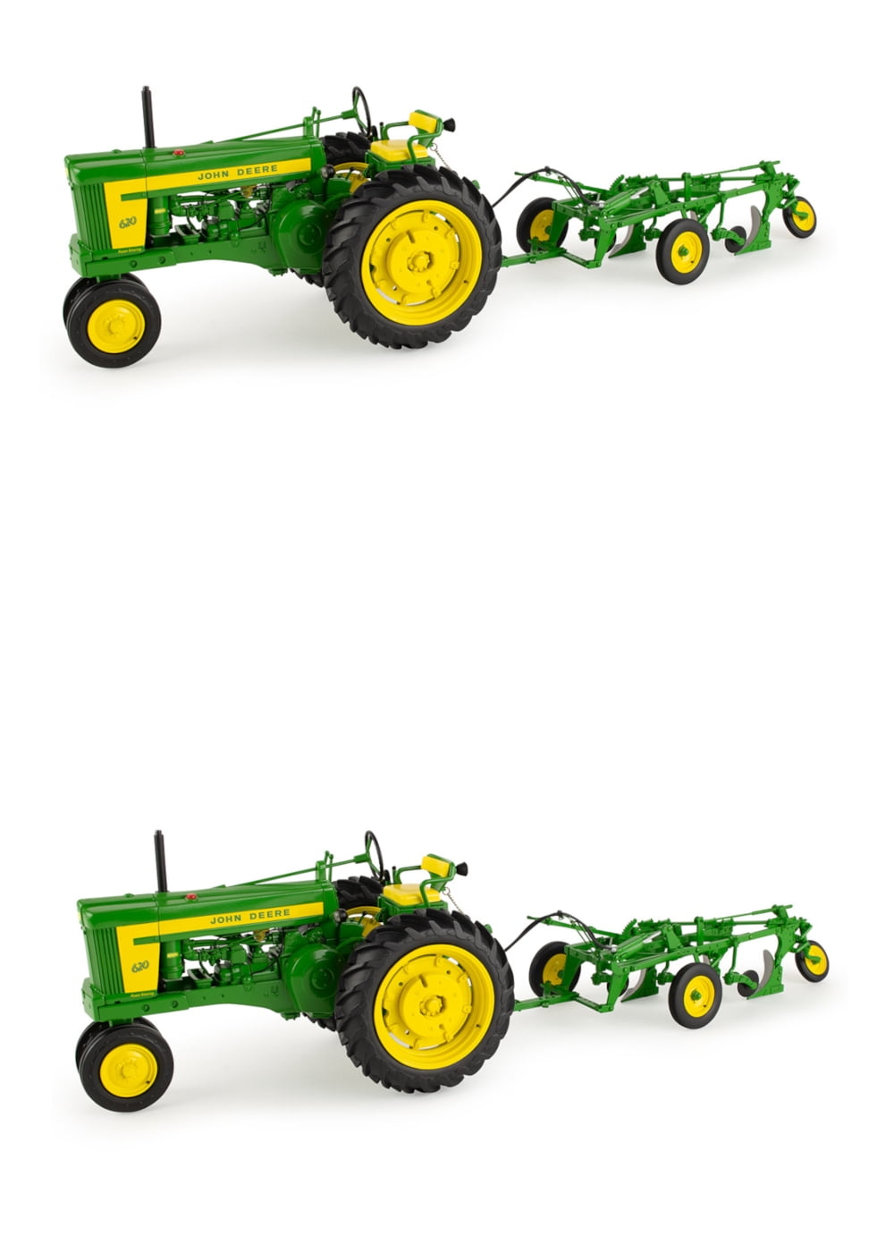 1/16 John Deere (SET OF 2) 620 with 555 Plow Precision Toy - LP70535 ...