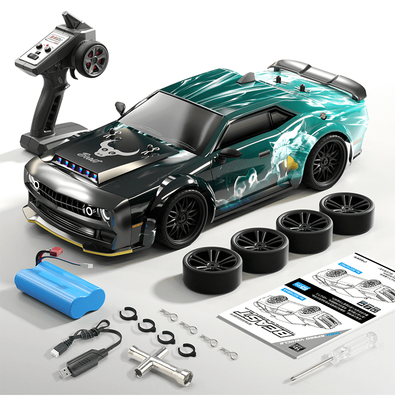 1/16 RC Drift Car, 40KM/H 4WD High Speed Remote Control Cars for Kids ...