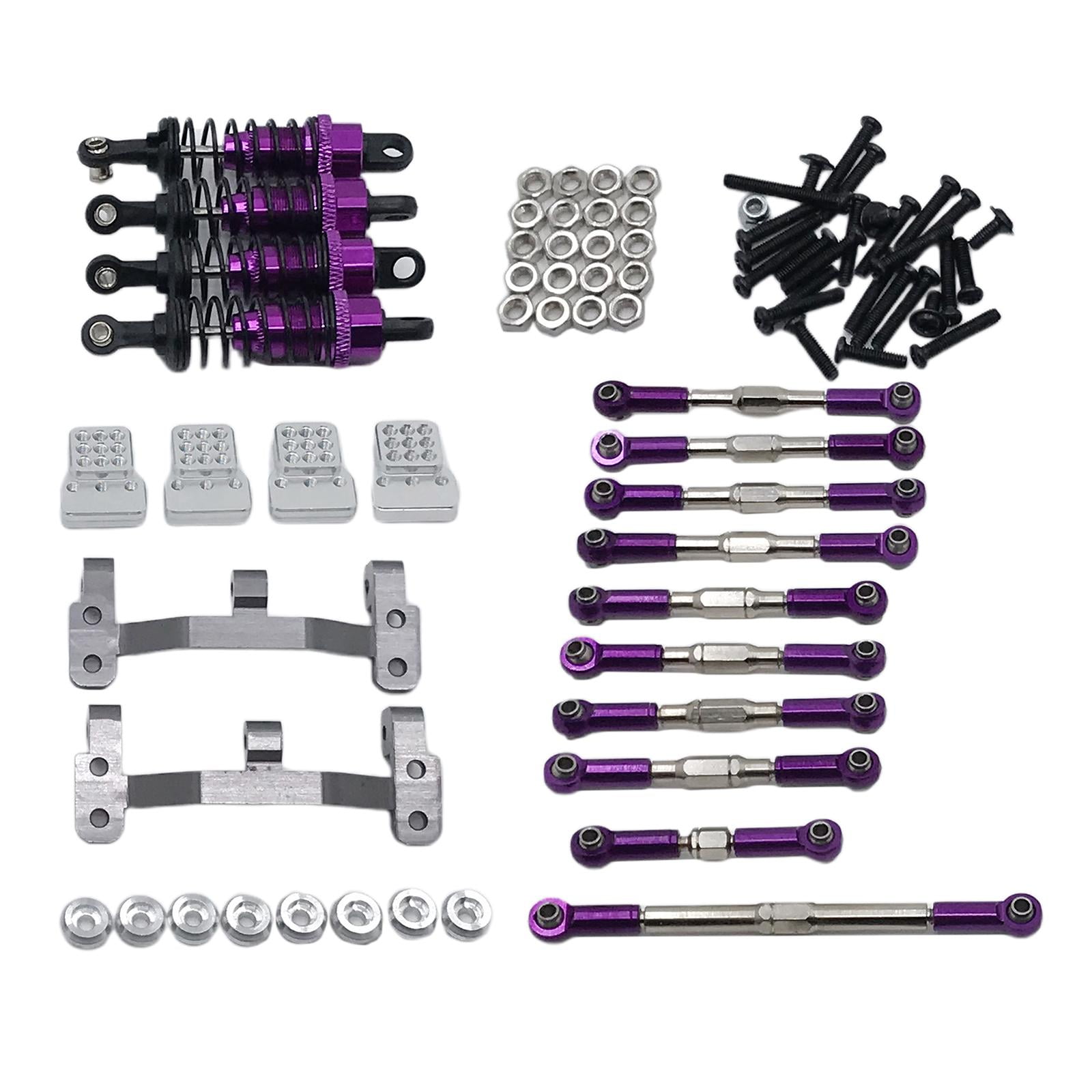 1:16 RC Spare Metal , Front Axle Steering Pull Rod ,Shock Absorber ...