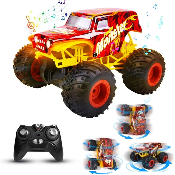 Remote Control Car, RC Camper Car Toy with Light & Sound Camping ...