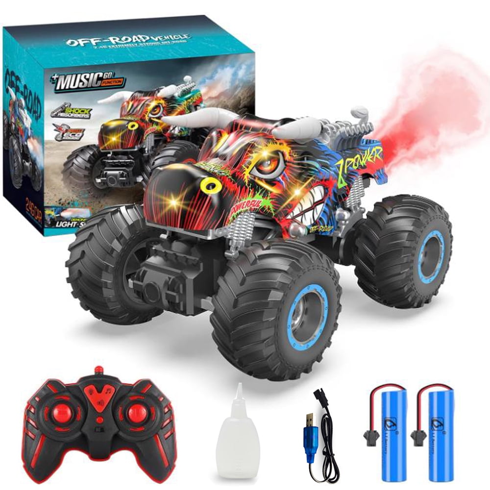 1:16 Remote Control Monster Truck, 2.4GHz All Terrain Off-Road Remote ...