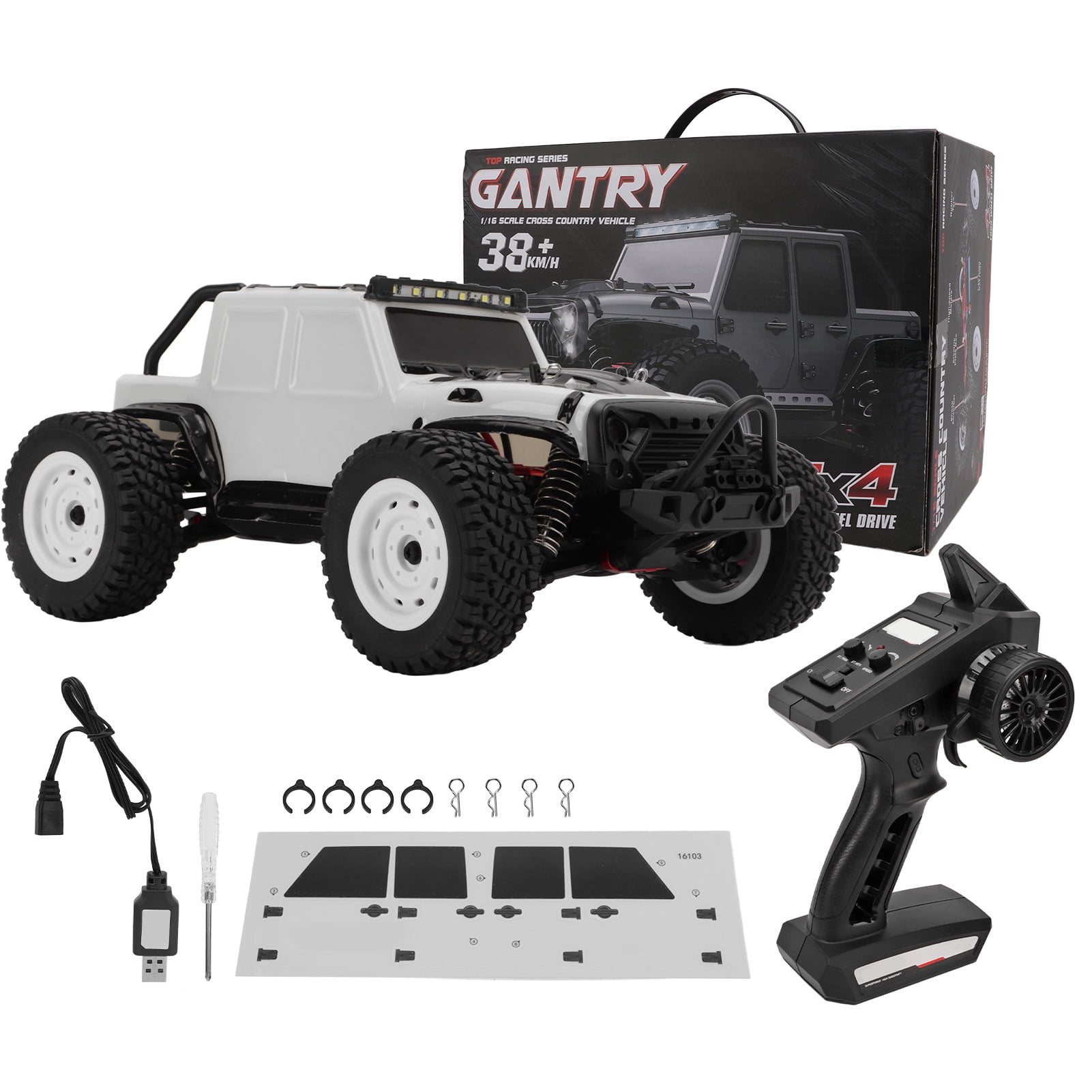 1/16 Remote Control Off Road Vehicles Stepless Speed Changing 38km/h ...