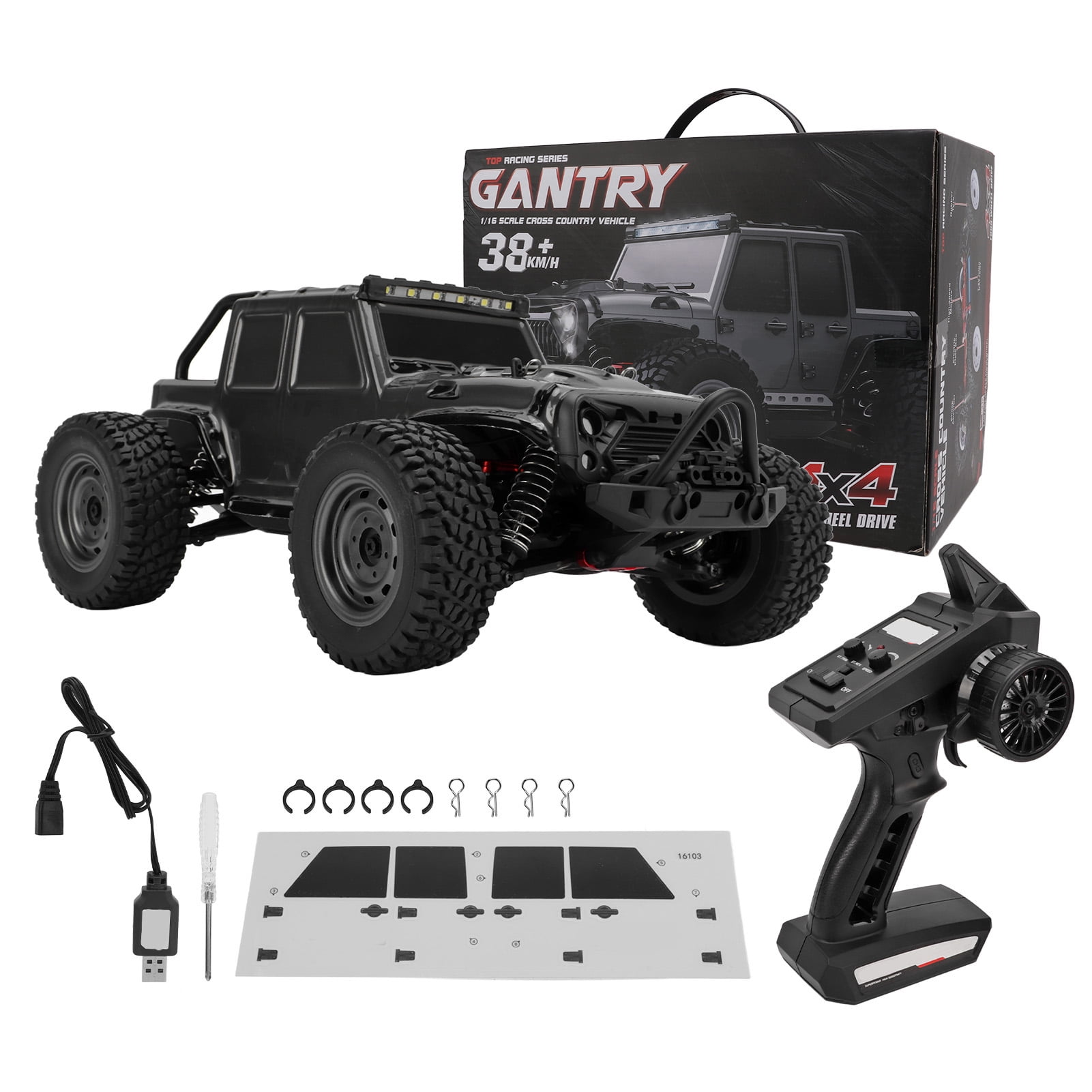 1/16 Remote Control Off Road Vehicles Stepless Speed Changing 38km/h ...