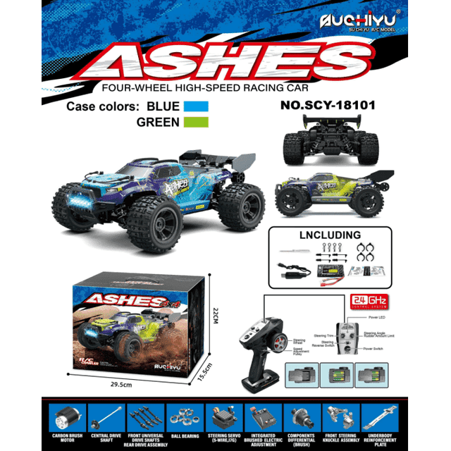 RC Cars, 1:16 All Terrain Remote Control Car for Adults & Boys, 4WD Off ...