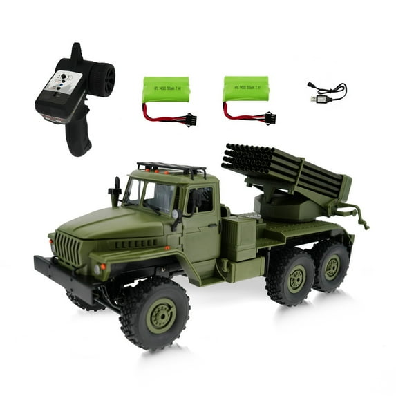 1:16 Scale BM-21 Military Rocket Launcher RC Truck, 2.4G 4WD High-Speed ...