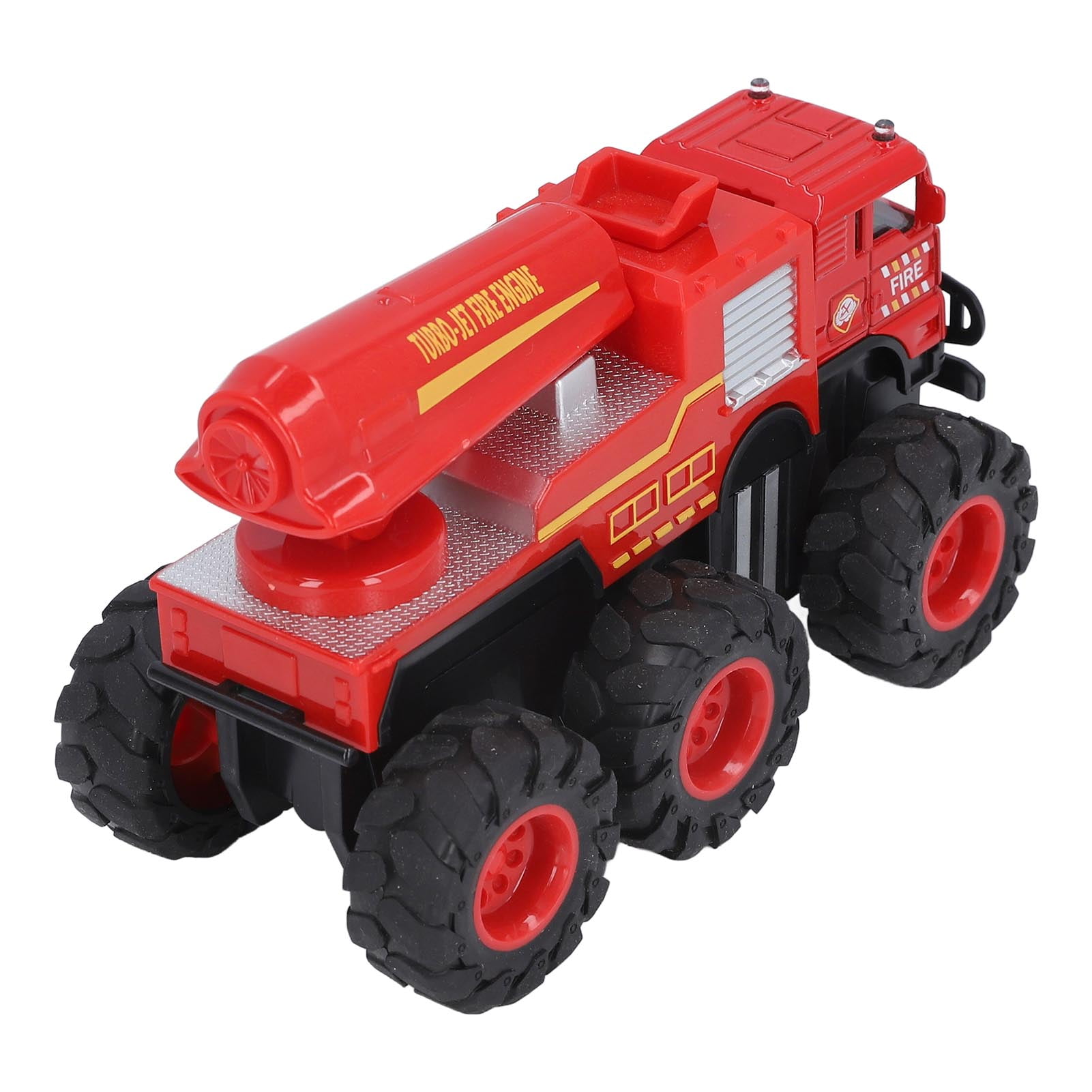 1:16 Scale Diecast Fire Truck Vehicles Realistic Alloy Big 6 Wheel ...