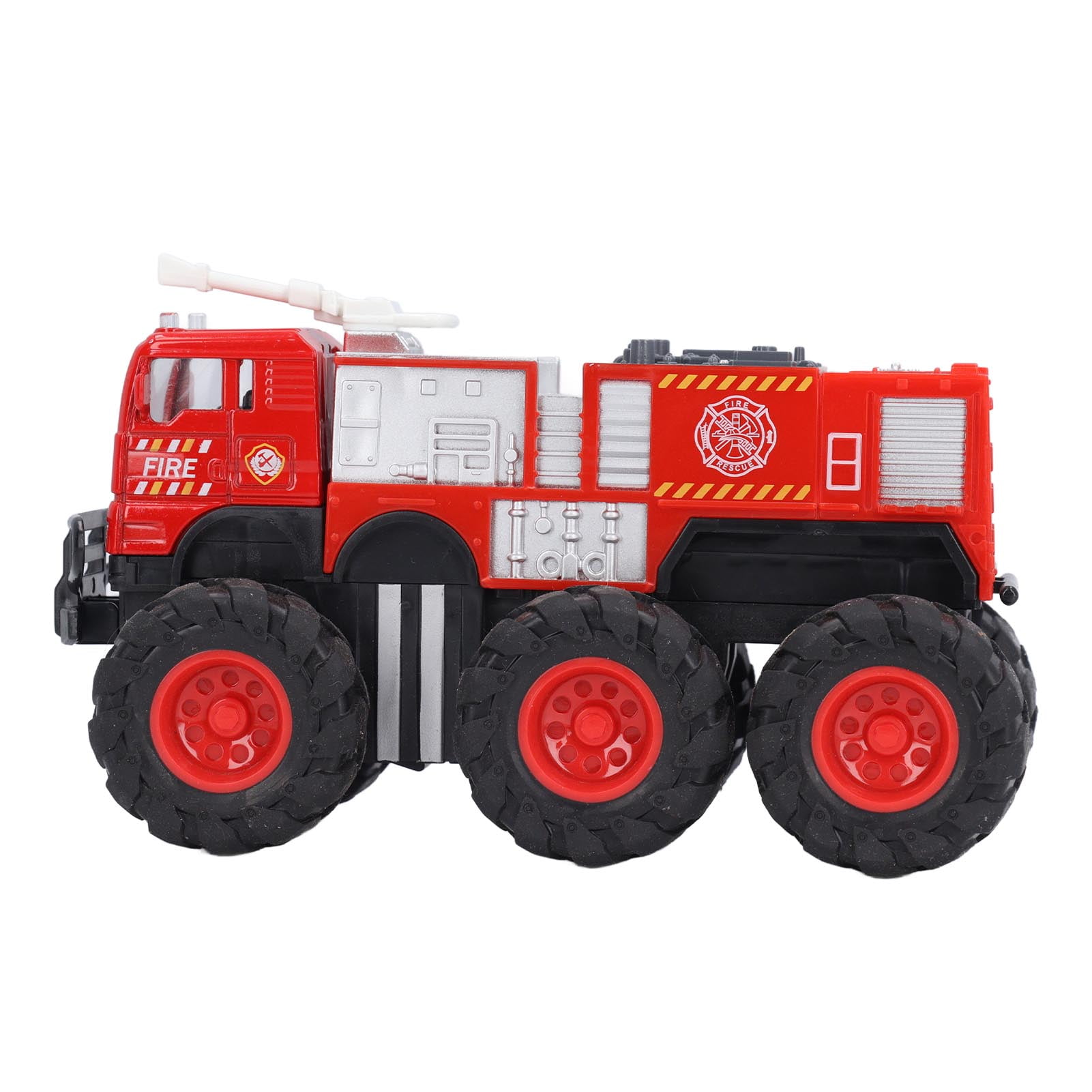 1:16 Scale Diecast Fire Truck Vehicles Toy with 6 Wheel Drive Fire ...