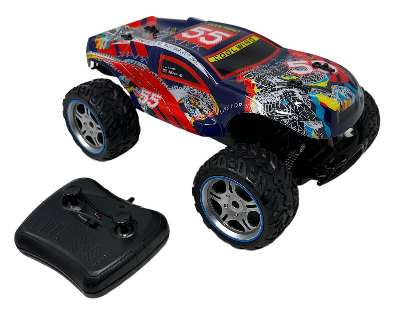 1/16 Super Speed Off-Road RC Remote Control Race Car, 4WD, 2.4GHz, Age ...