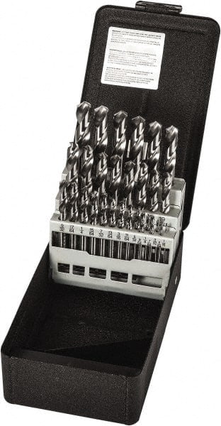 1/16 to 1/2", 135° Point, Oxide Finish, High Speed Steel Screw Machine ...