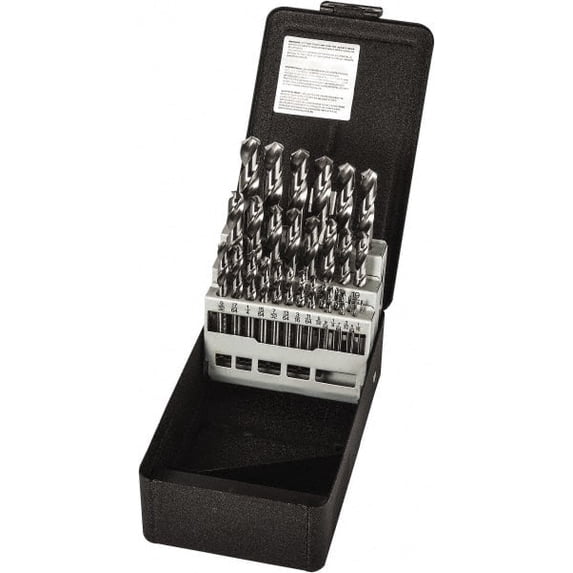 1/16 to 1/2", 135° Point, Oxide Finish, High Speed Steel Screw Machine ...