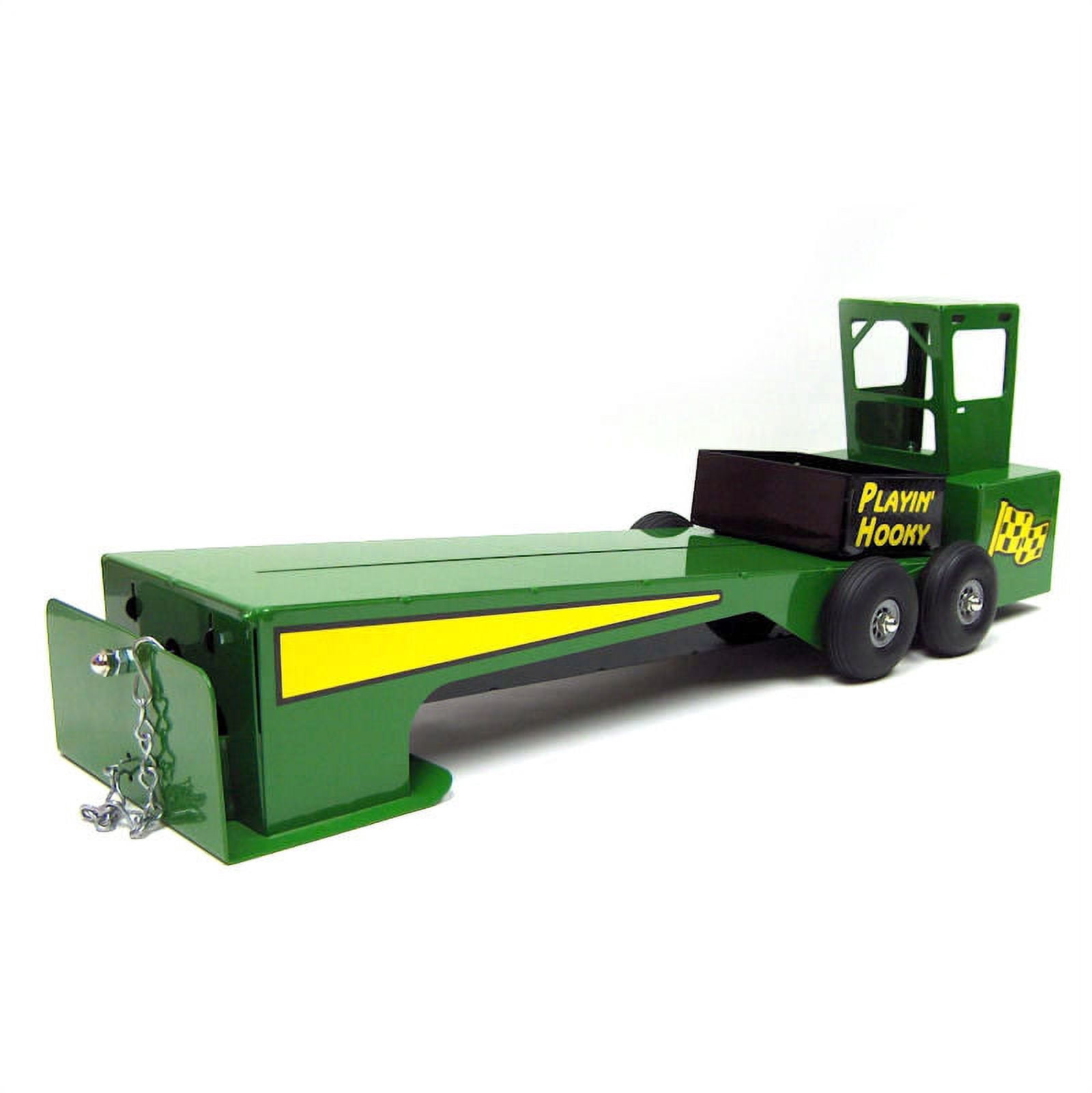 1/16th Scale (approx) Custom Steel Pulling Sled with cab-Green ...