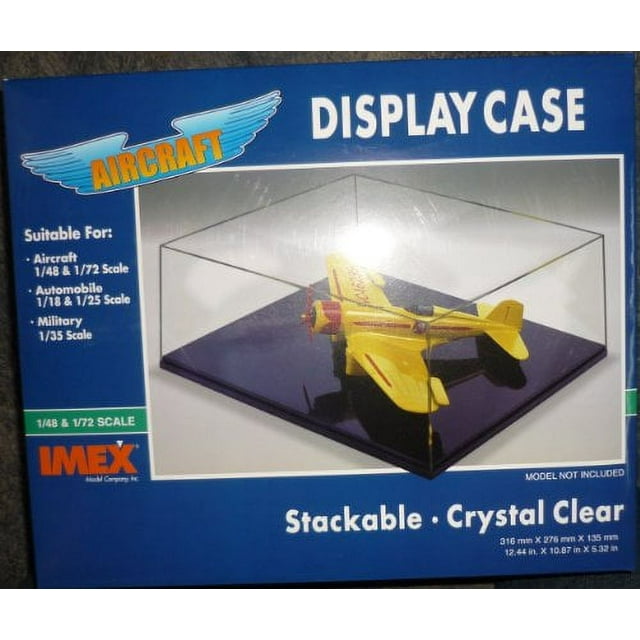 1/18-1/25 Auto Showcase Clear Base Display Case by Imex - Walmart.com