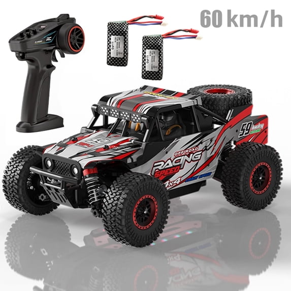 1:18 Brushed High Speed RC Car, 4WD Off-Road Remote Control Truck 37 ...