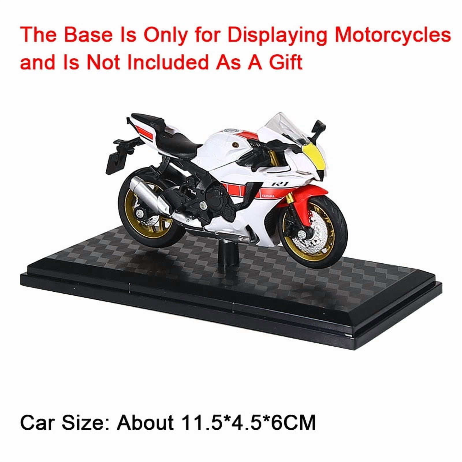 1:18 GSX1000R R1 Motorcycle Toy Alloy Body Rubber Tires CBR1000RR Shock ...