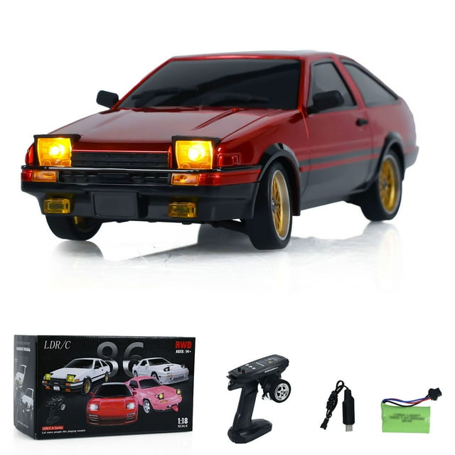 1/18 RC Drift Racing Car RWD LDRC LD1801 AE86 Wireless Control Vehicle Gyroscope - Walmart.com