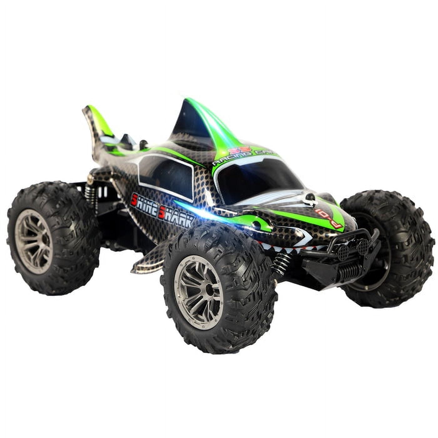 1:18 RC Shark Car, 2.4 GHz Remote Control Car Shark Car with LED Lights ...