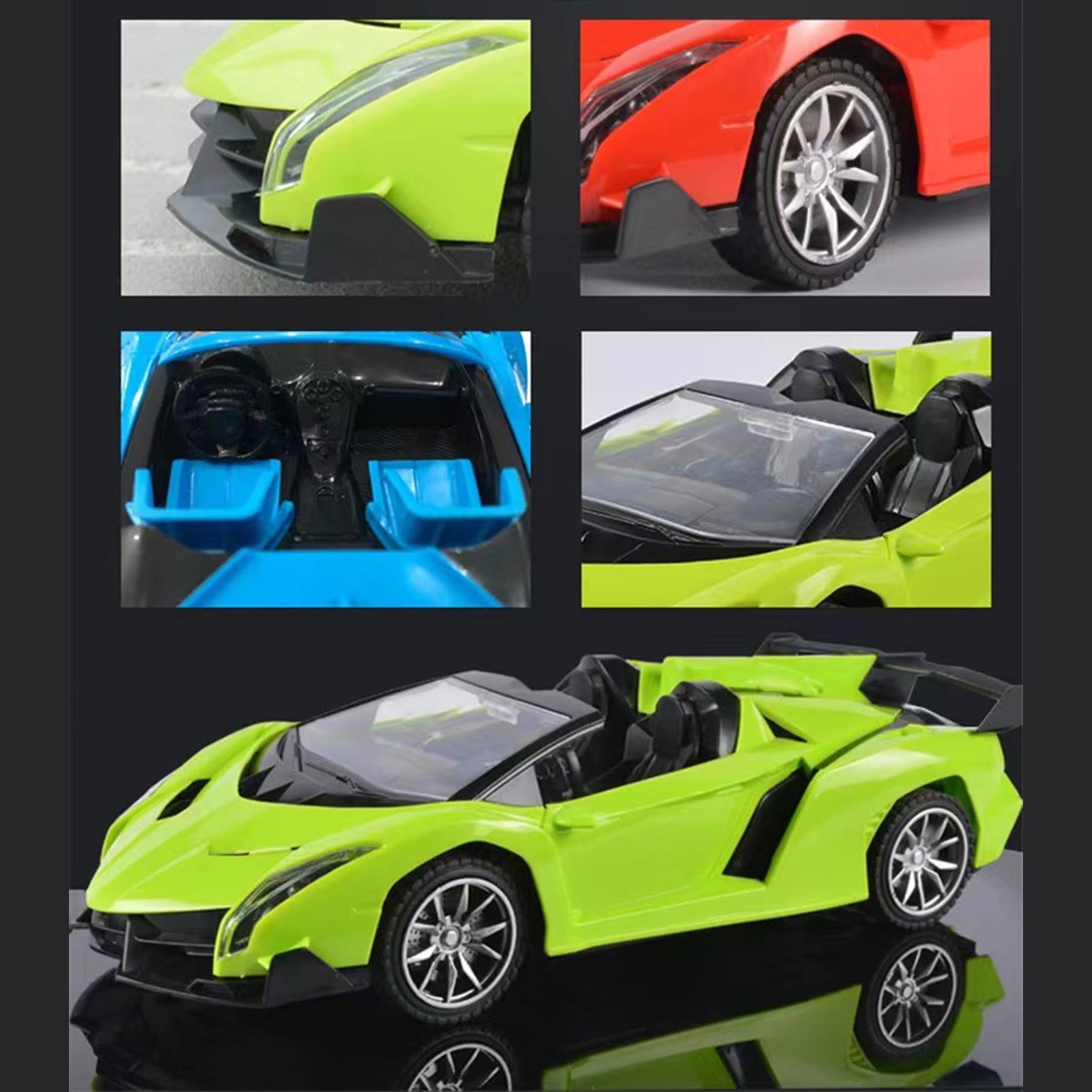 1/18 Rechargeable RC Cars for Boys,Remote Control Racing Car Toy with ...