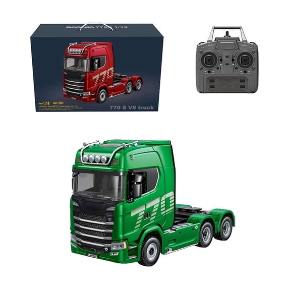 1/18 Scale 6x4 RC Heavy Duty Tractor Truck, Rear Wheel Drive RC Semi ...