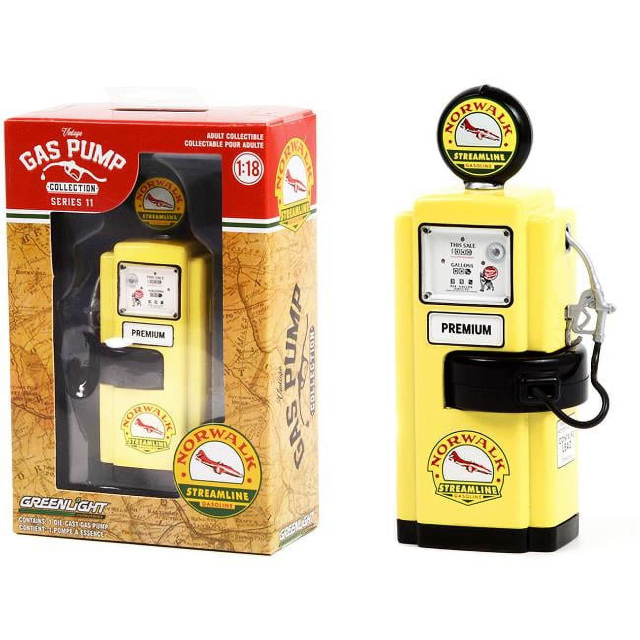1-18 Scale Diecast Replica of 1948 Wayne 100 Gas Pump Norwalk Gasoline ...