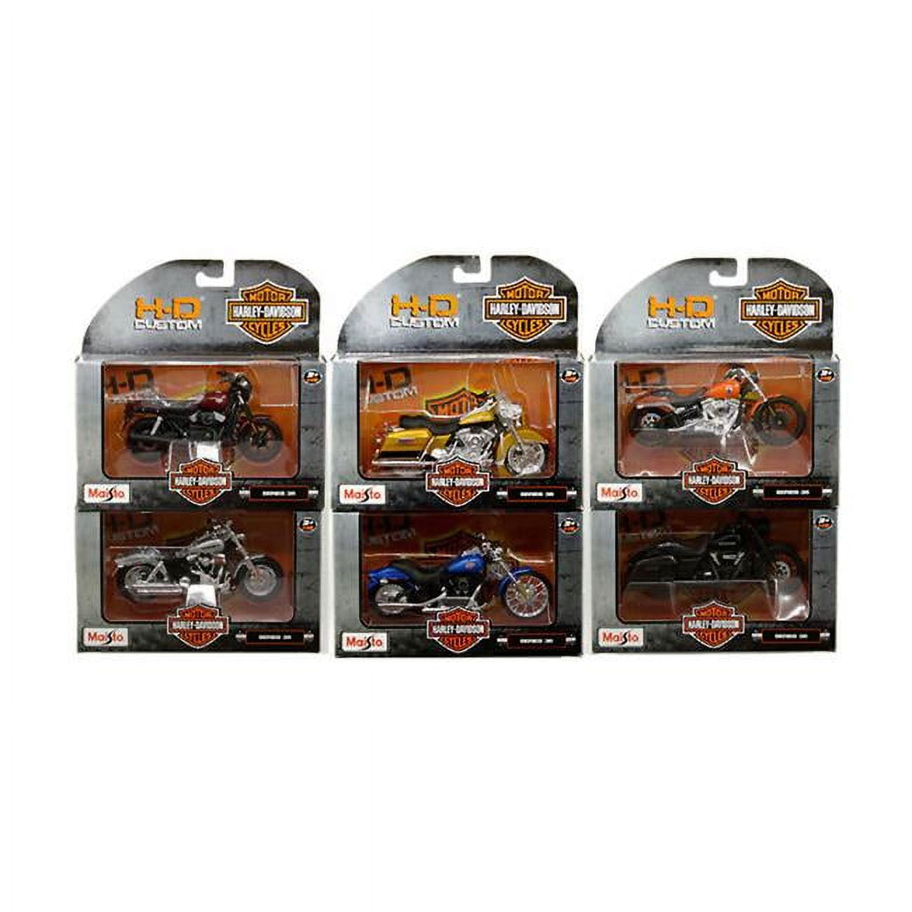 1-18 Scale Harley Davidson Motorcycle Series 36 Diecast Models - 6 ...
