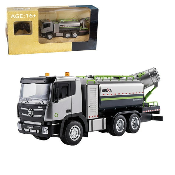 1/18 Scale RC Spray System Truck 9CH 2.4GHz Remote Control Construction ...