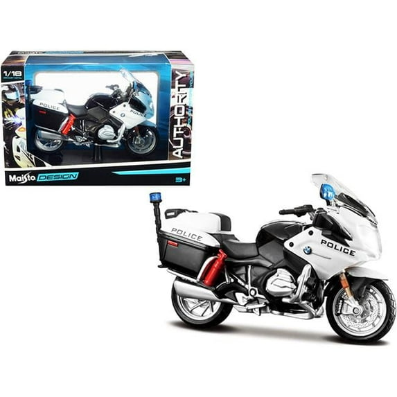 1-18 Scale U.S. Police BMW R1200RT Diecast Motorcycle Model with ...