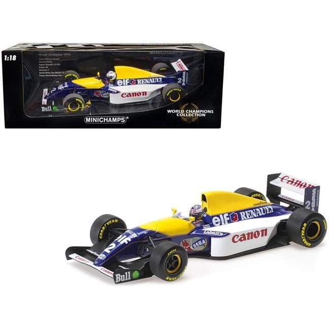 1-18 Scale Williams Renault FW15C No.2 Alain Prost Canon Winner F1 ...