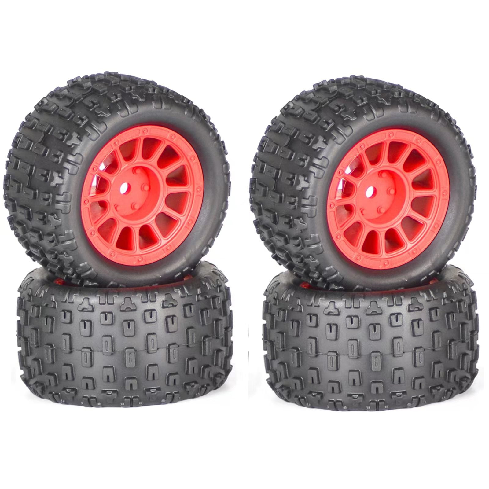 1/18 Wheel Tires Rubber Wheel Supplies for Car Toy Remote Control ...